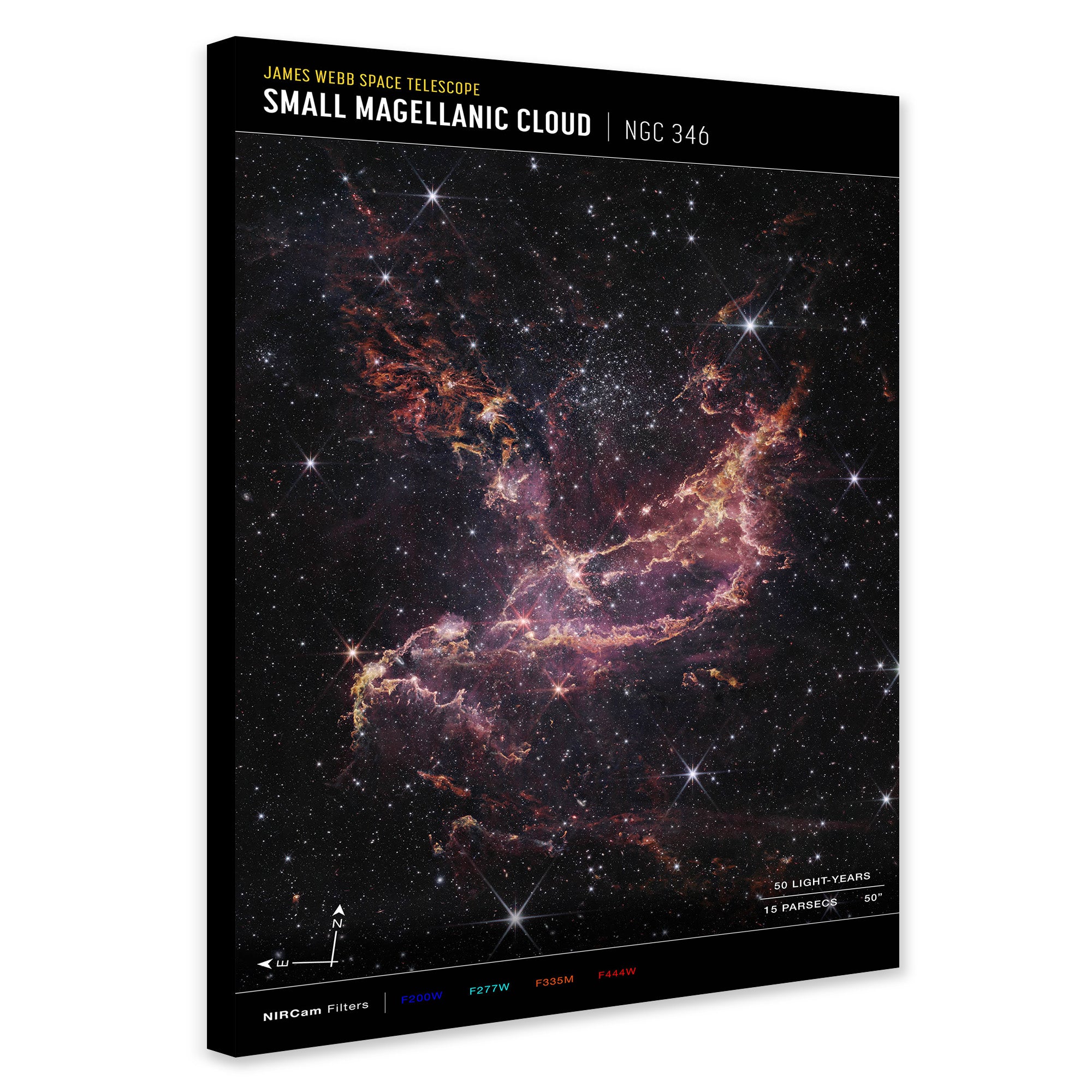 Small Magellanic Cloud (NIRCam Compass Image) NASA'S James Webb Space ...
